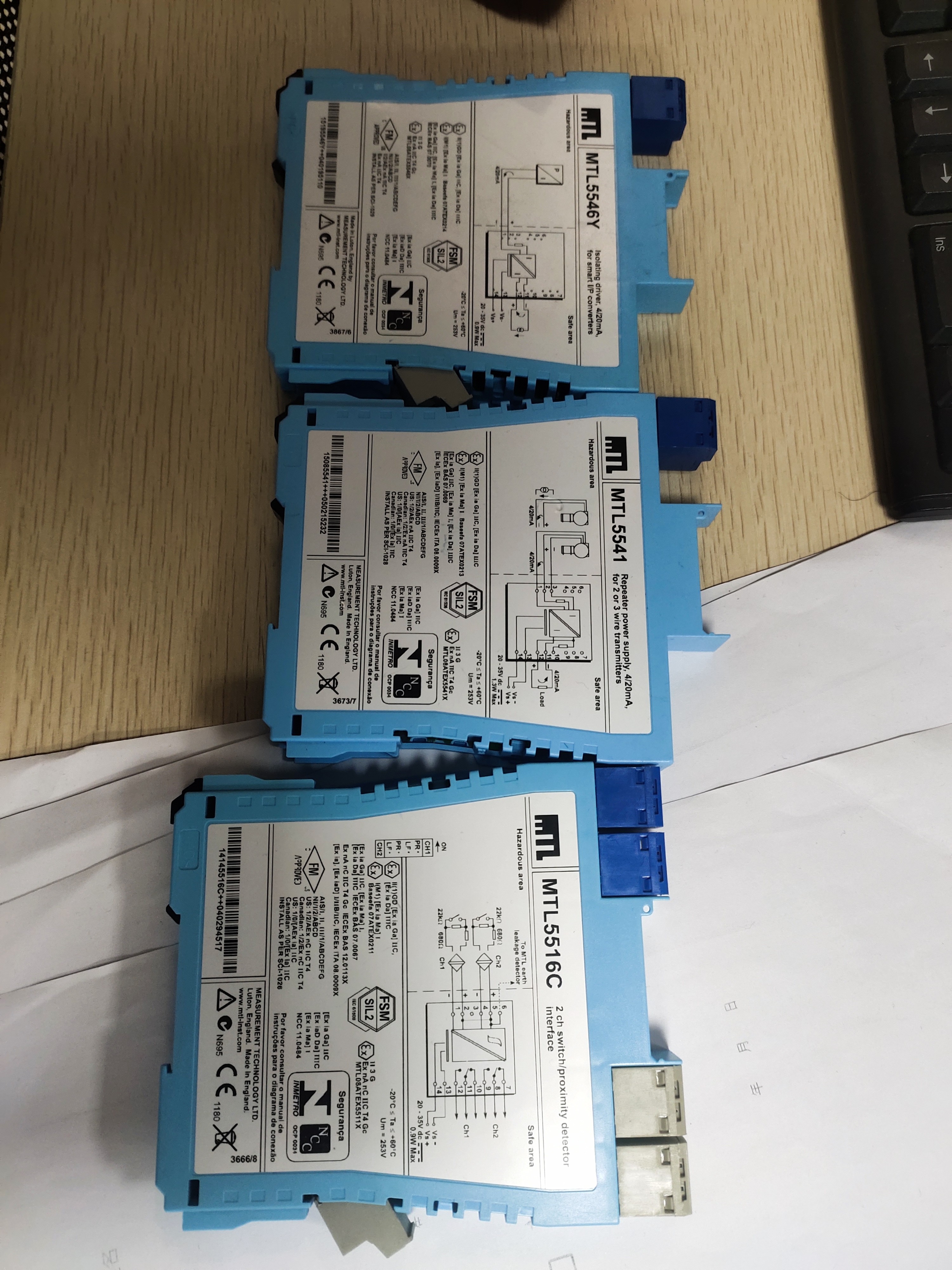 MTL5516C MTL 기기 근접 감지기 인터페이스 기본 가이드웨이 안전 장벽